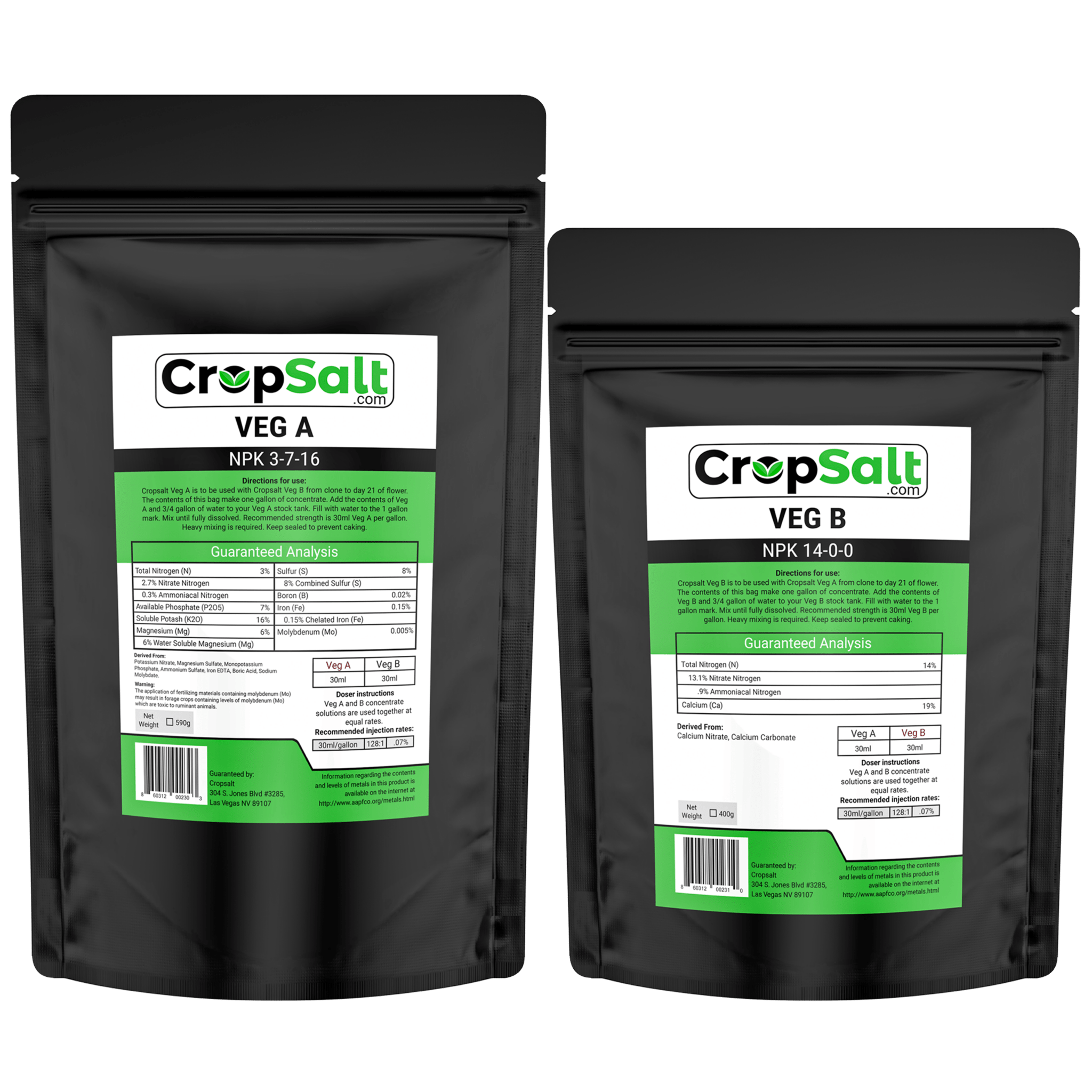 Cropsalt Veg Concentrate Sets – CS Consulting
