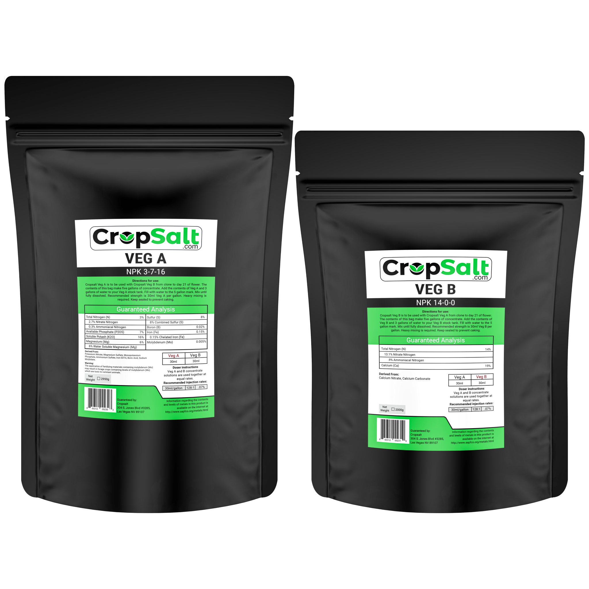 Cropsalt Veg Concentrate Sets – CS Consulting
